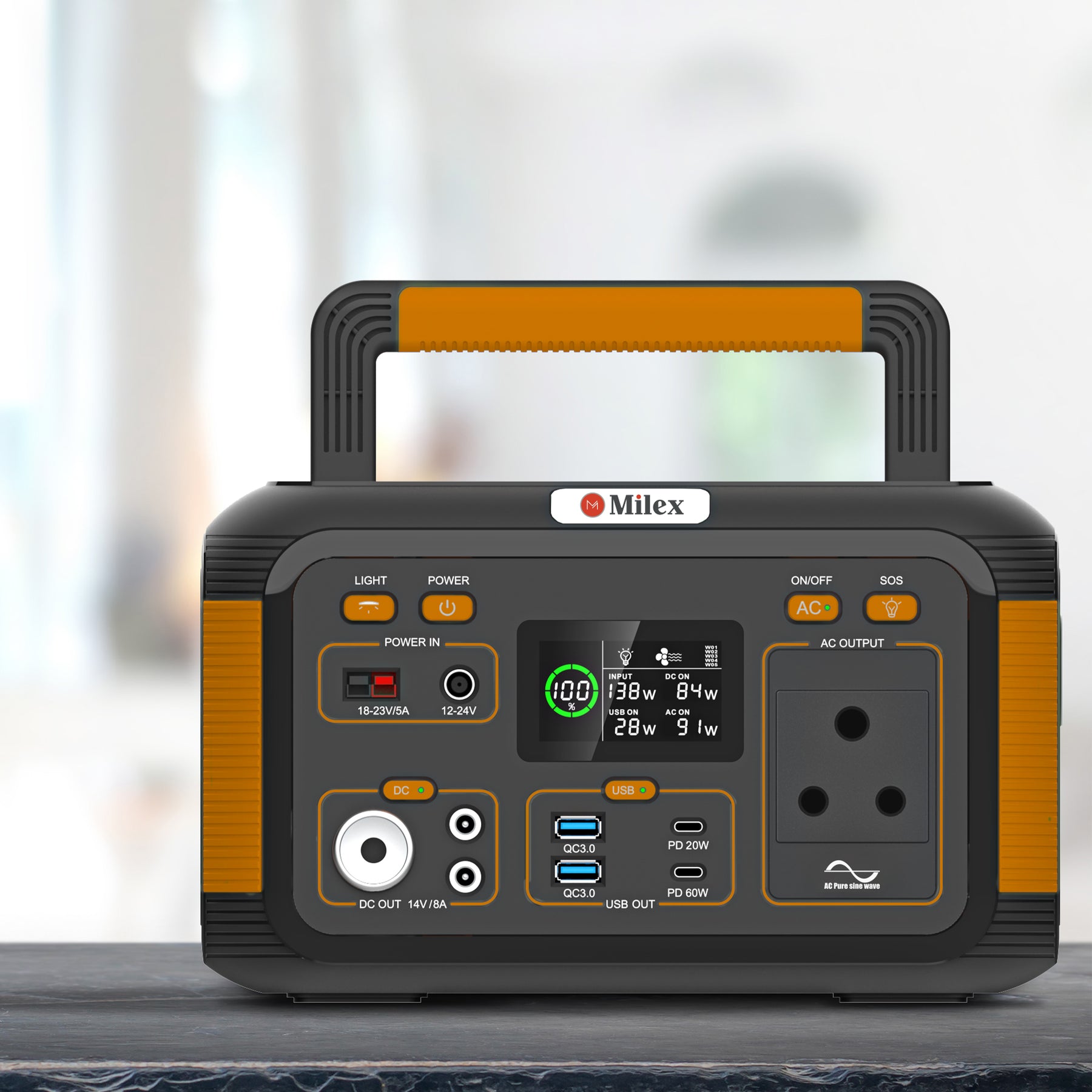 Milex 500W Portable Power Station – Homemark