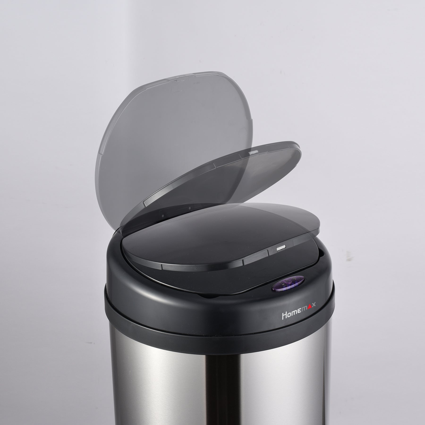 HomeMax 30L Silver Sensor Bin Round – Homemark