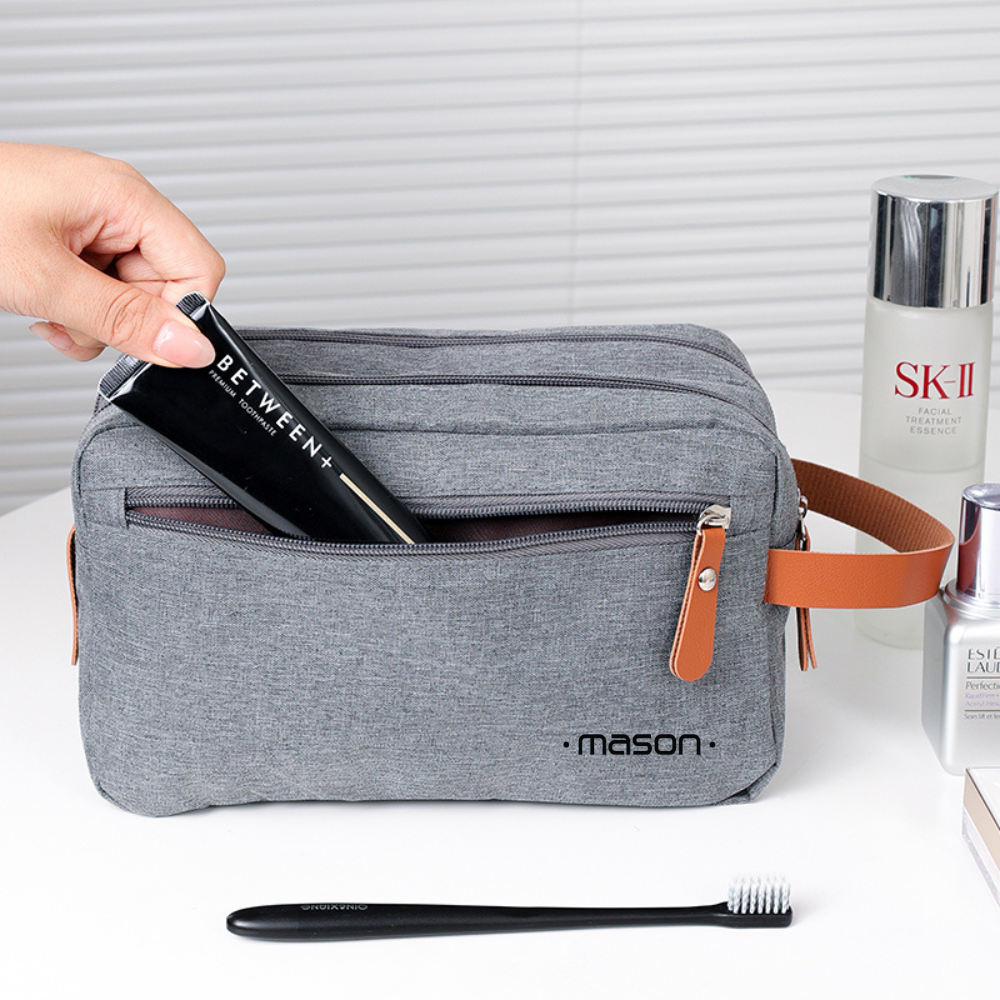 Mason Cosmetic Bag | Grey – Homemark