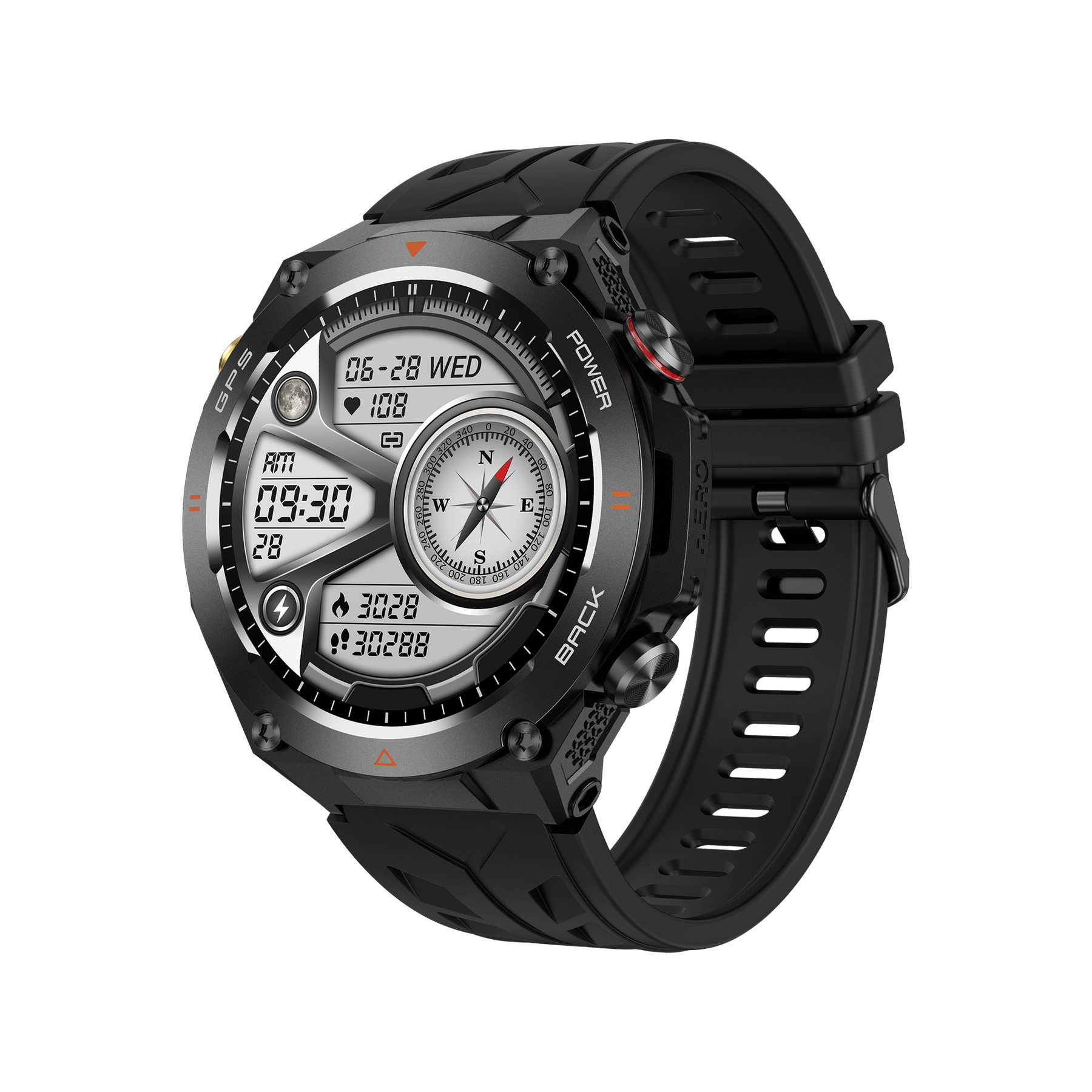 Polaroid Pulse GPS Smartwatch Black – Homemark