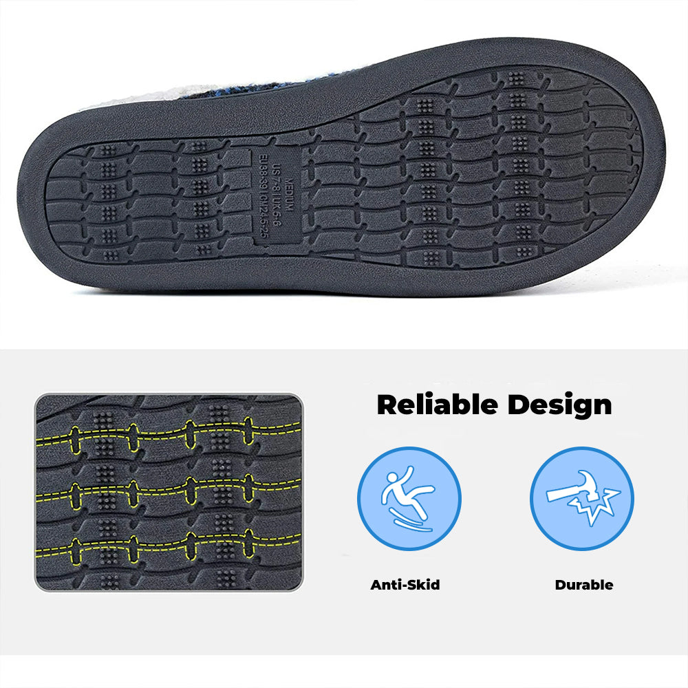 Plush Fleece Unisex Gel Slippers – Homemark