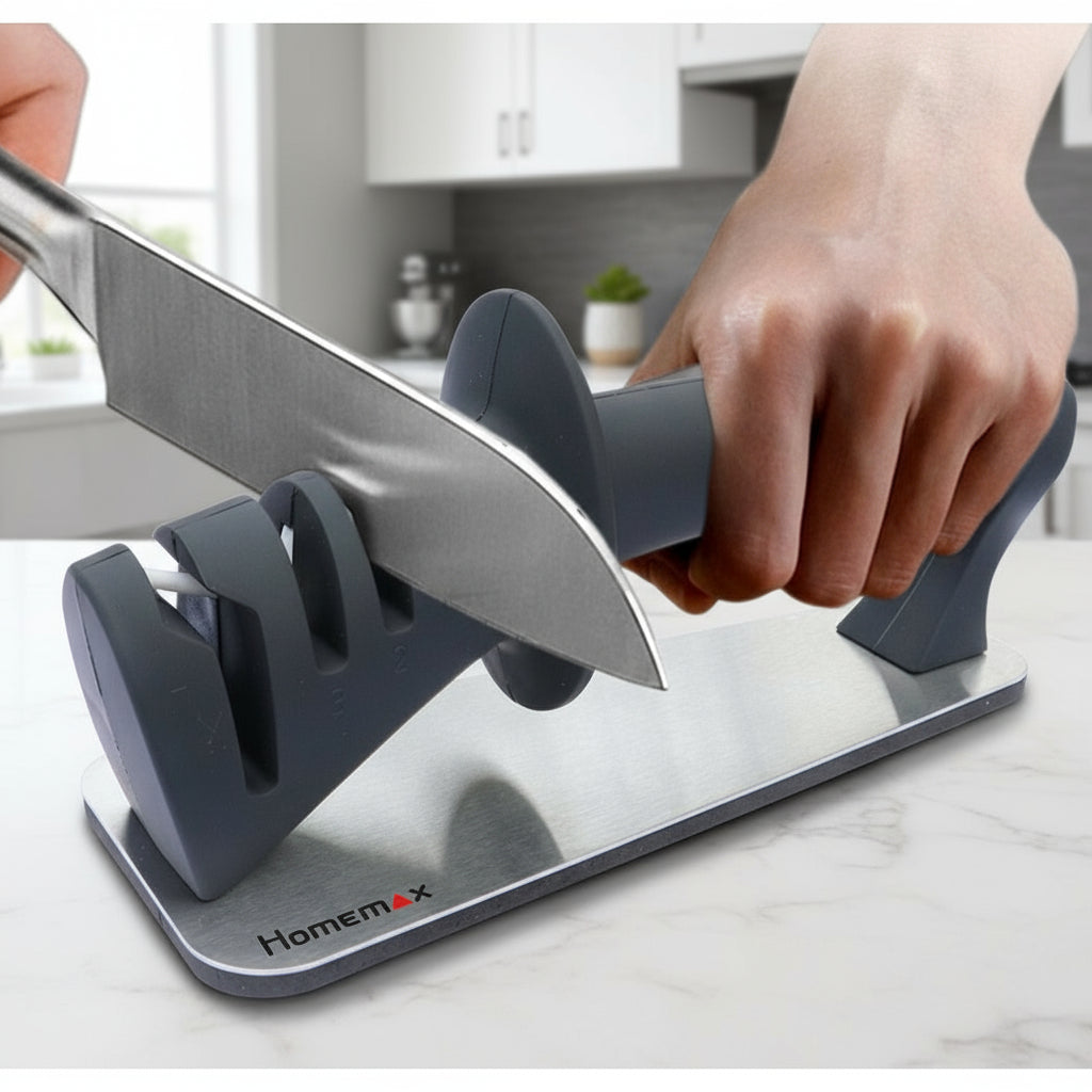 Samurai 4-in-1 Knife & Scissor Sharpener – Homemark